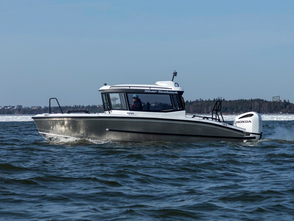 Silver Seahawk Cabin - Aluminiumbåtar - Båtmodeller - Silver