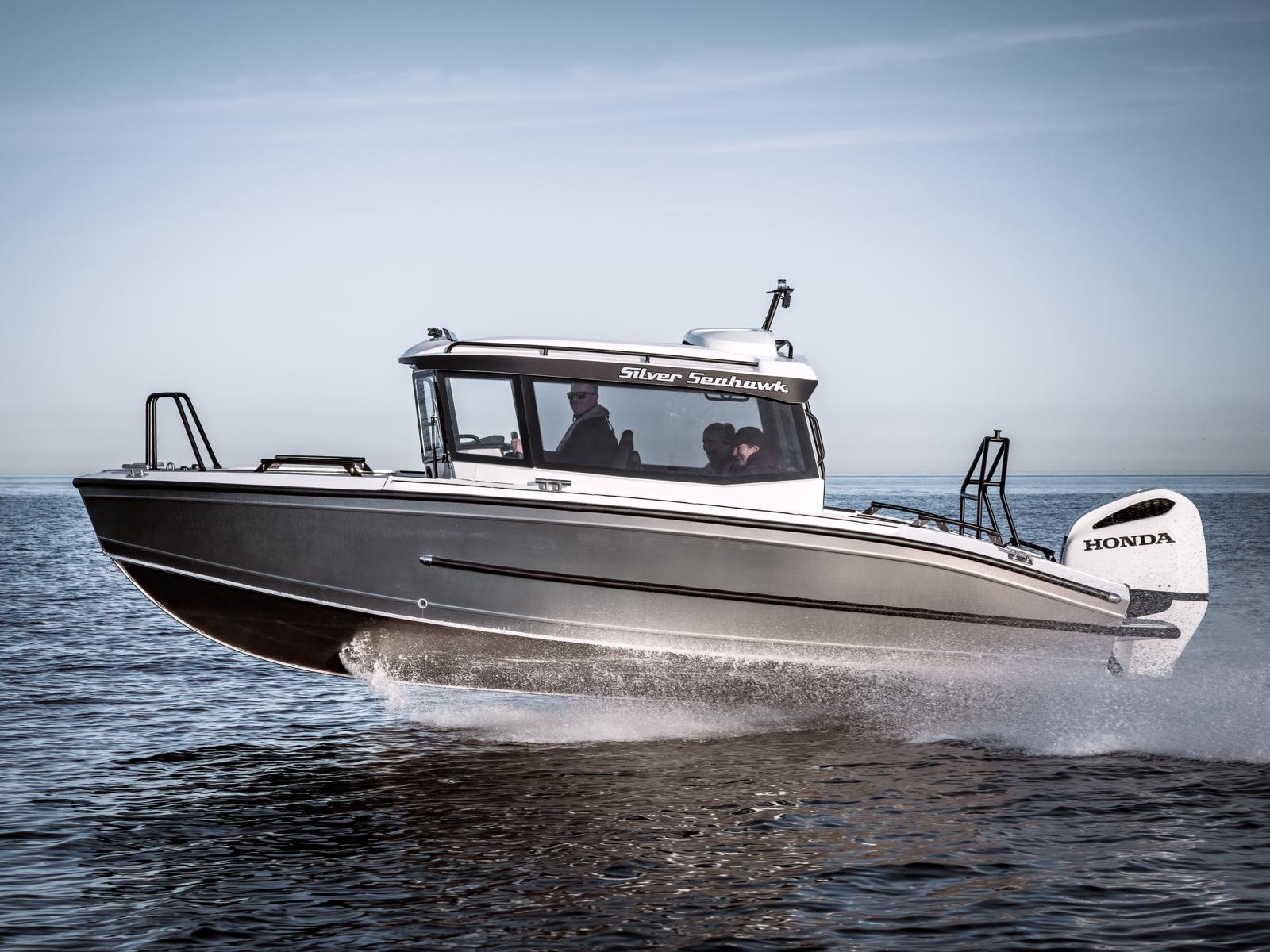 Silver Seahawk Cabin - Aluminium boats - Model range - Silver