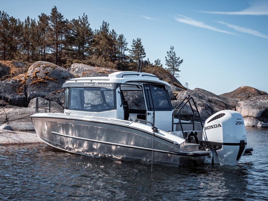 Silver Seahawk Cabin - Aluminium boats - Model range - Silver