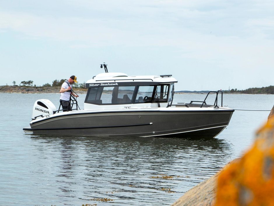 Silver Seahawk Cabin - Aluminium boats - Model range - Silver