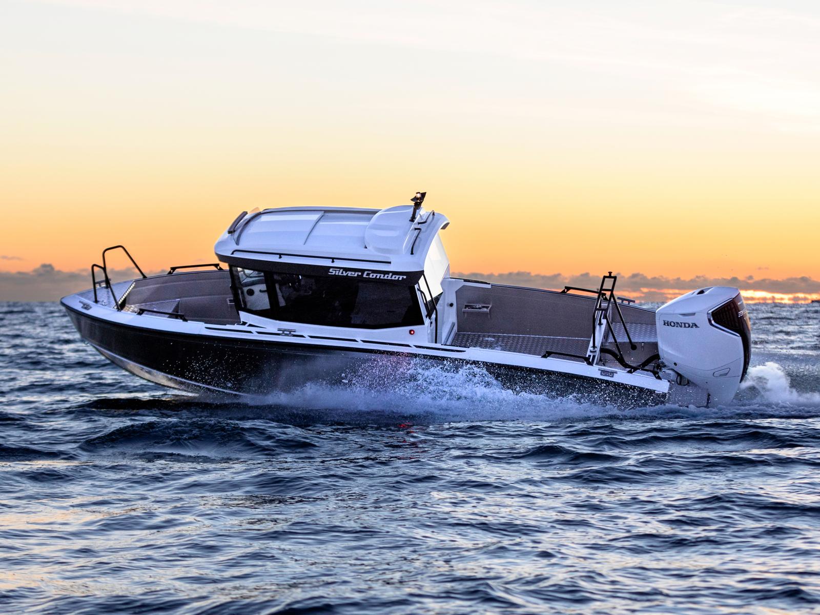 Silver Condor Cabin - Aluminium boats - Model range - Silver