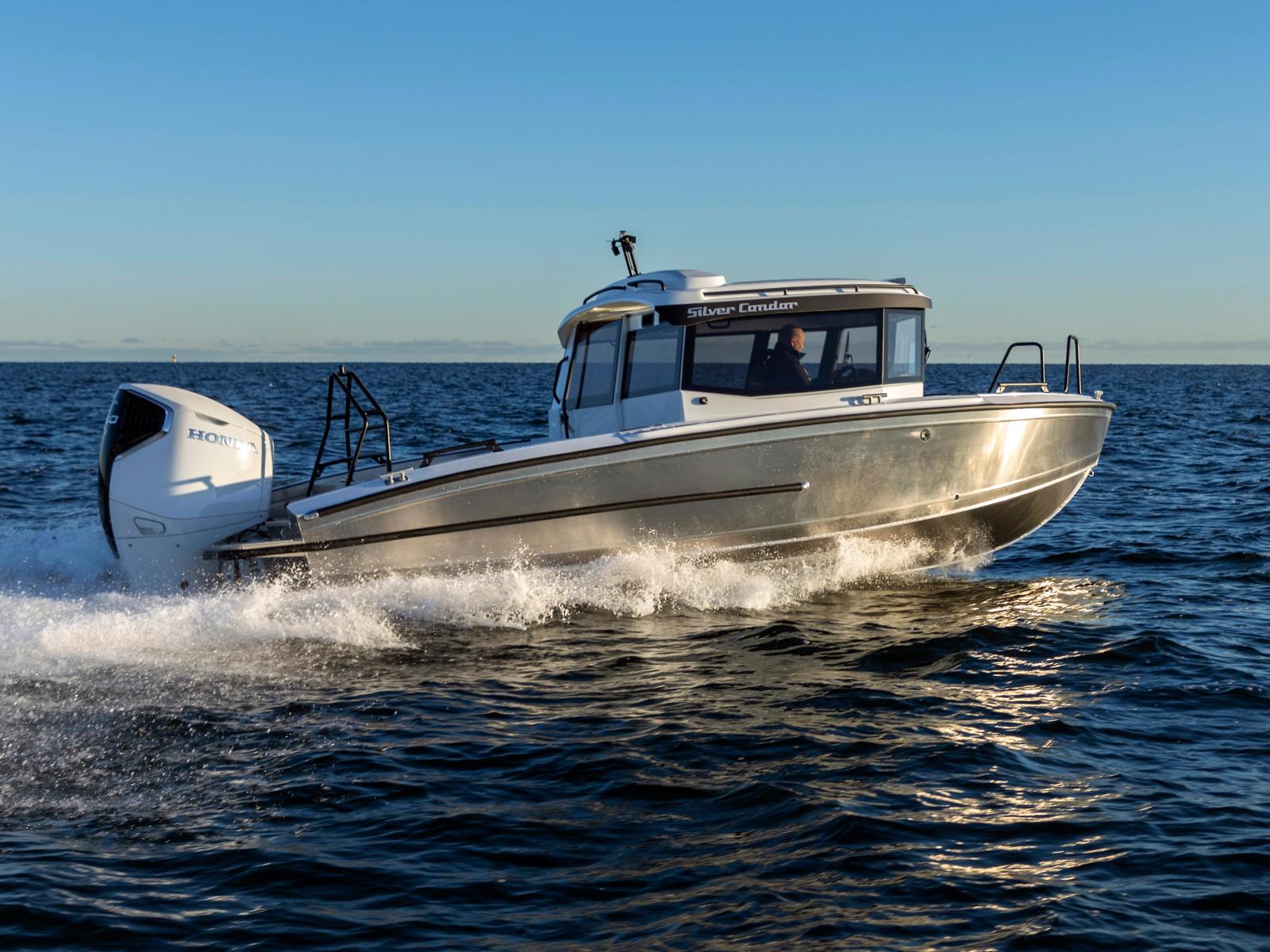 Silver Condor Cabin - Aluminium boats - Model range - Silver