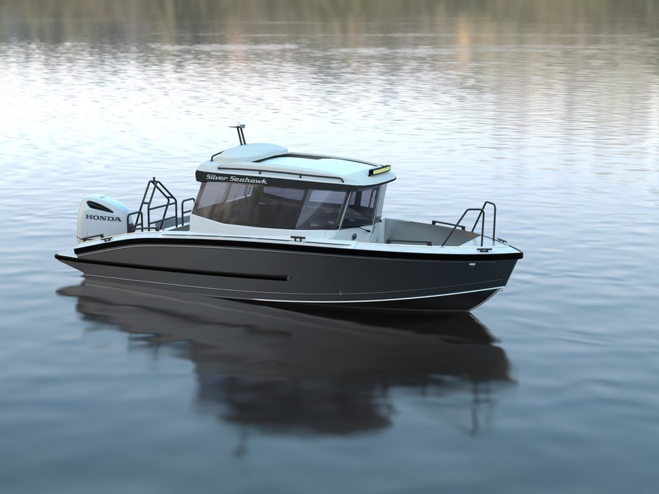 Silver Seahawk Cabin - Aluminiumbåtar - Båtmodeller - Silver